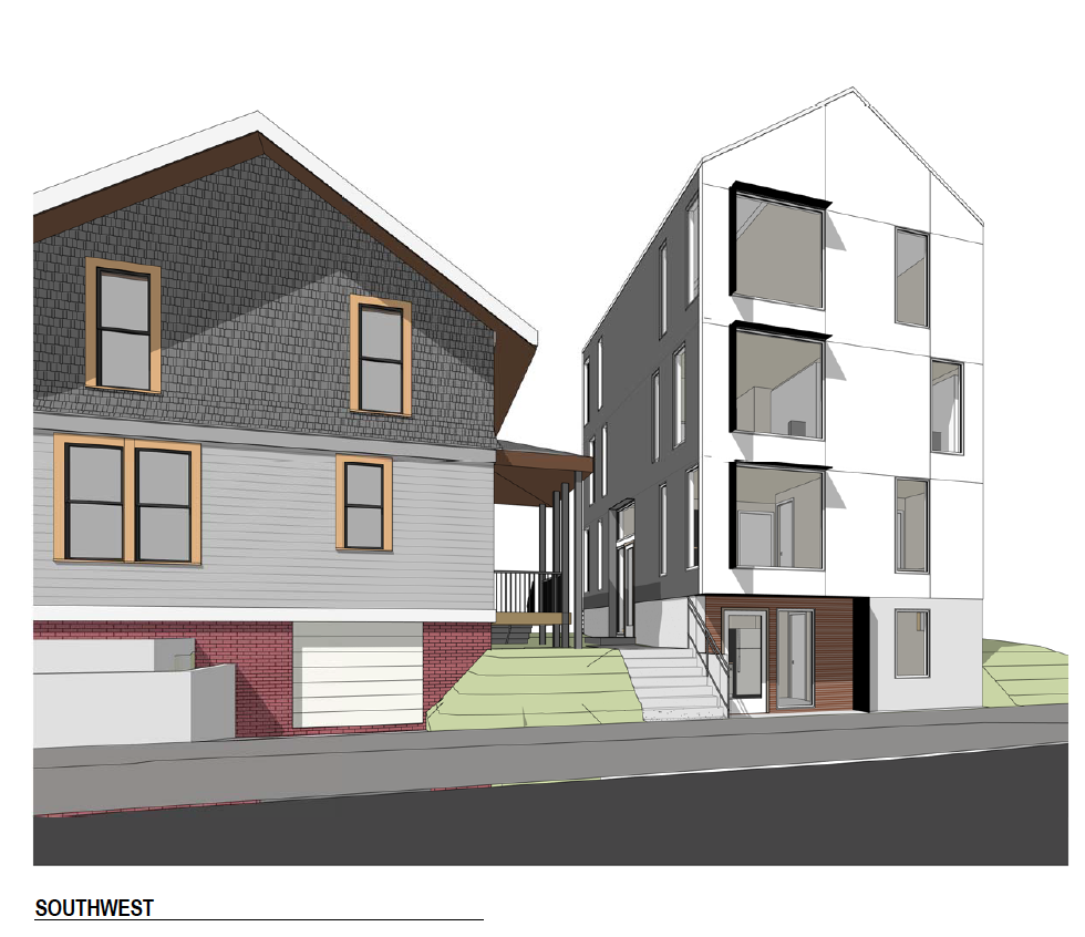 Infill Apartment Housing Concept - bkl|a architecture