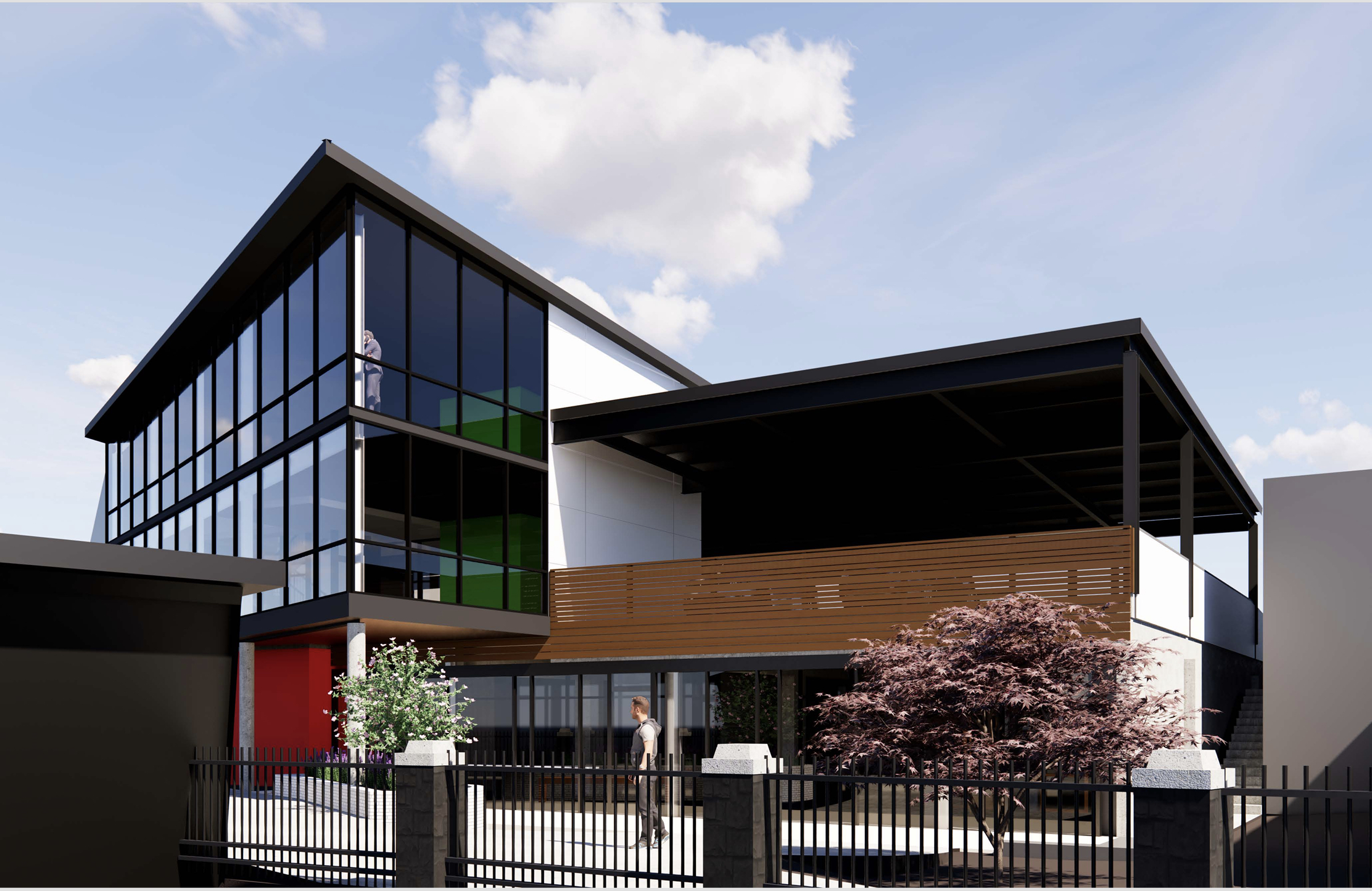 Oregon City Elevate! Building Addition - bkl|a architecture
